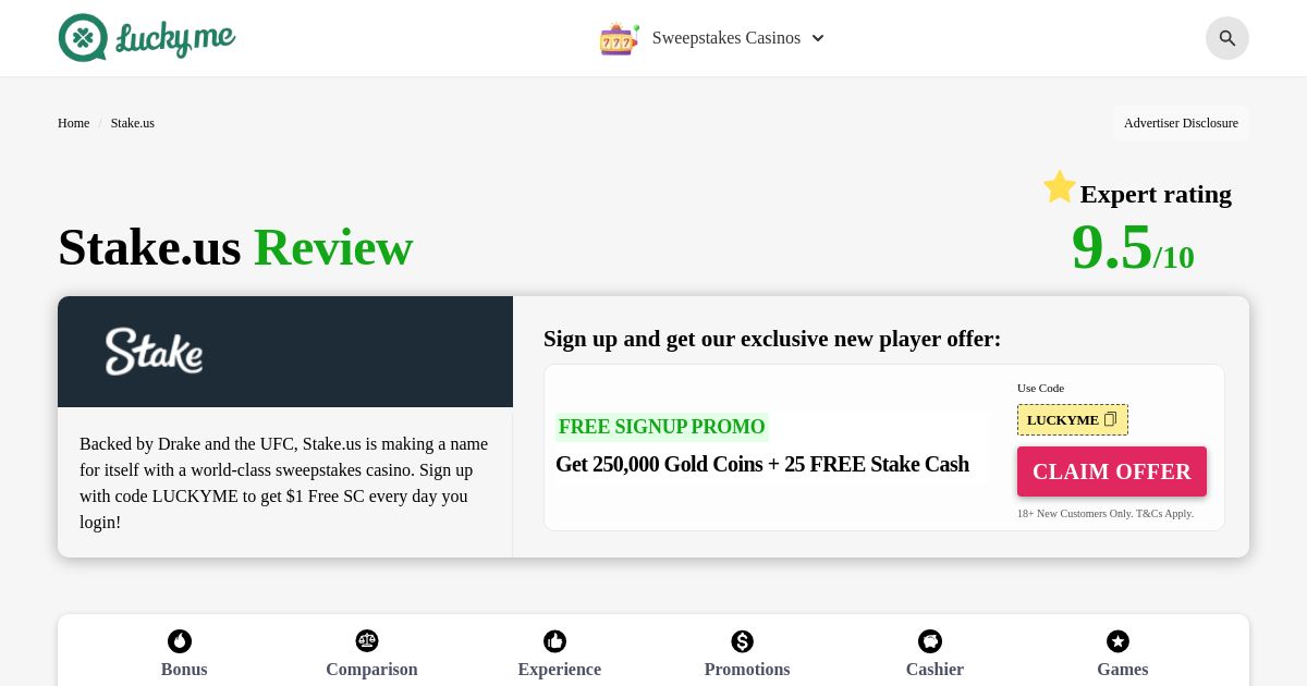 Stake.us Review | $390 FREE Stake Cash w/ Code ODDSSEEKER